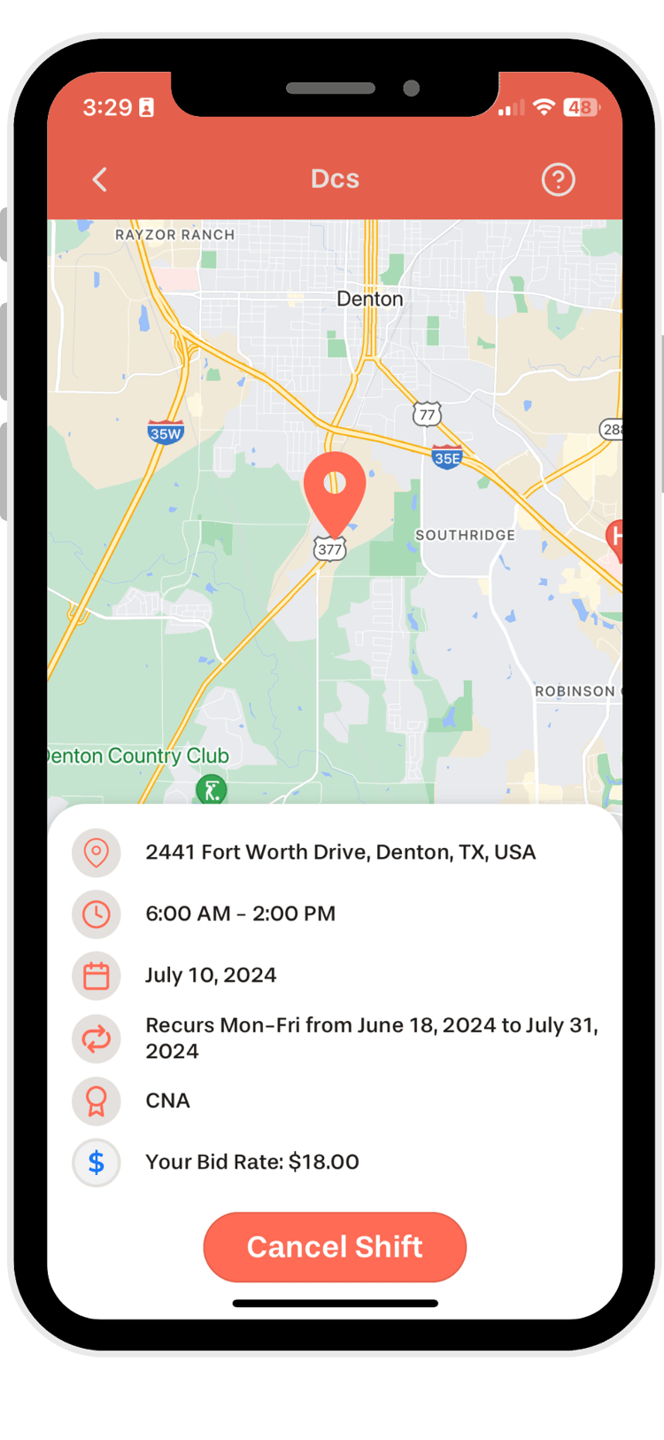 How do I cancel my shift?
